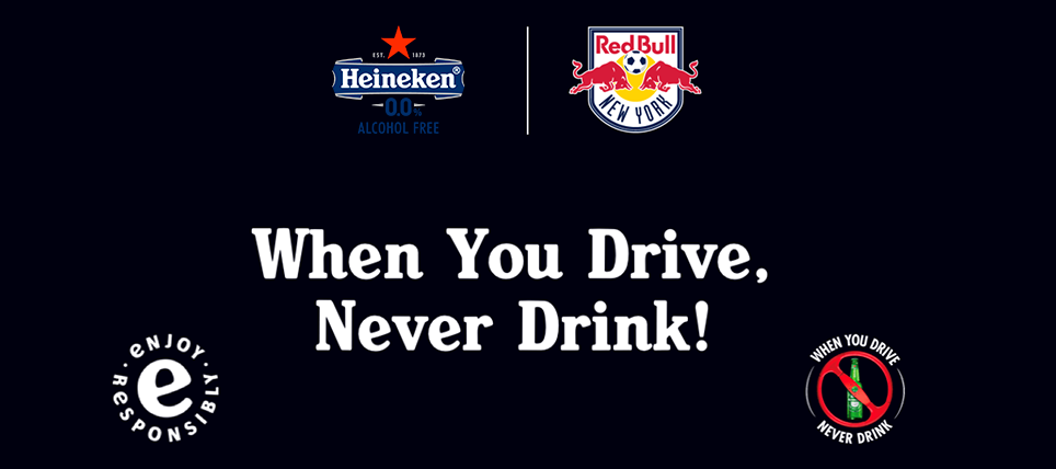 New York Red Bulls and Heineken Responsibility Has Its Rewards