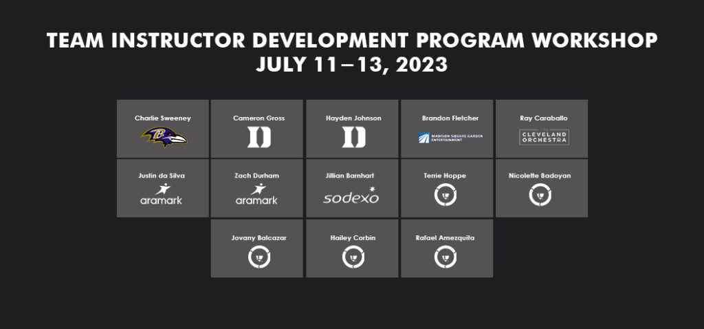 Instructor Development Program Workshops