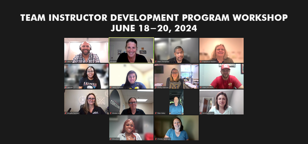 Instructor Development Program Workshops